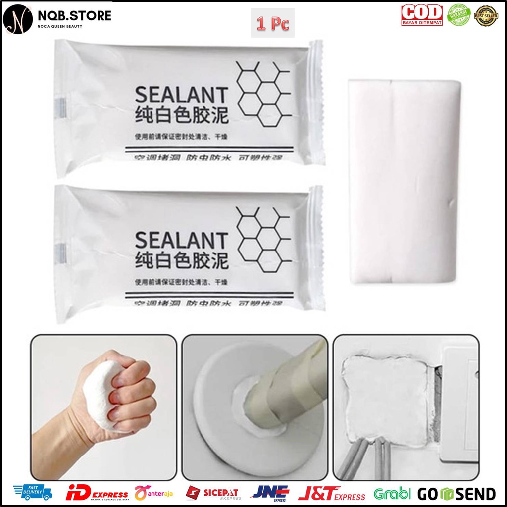 Jual NQB - Magic Sealent DEMPUL TEMBOK Instan Kemasan Mini Sachet ...