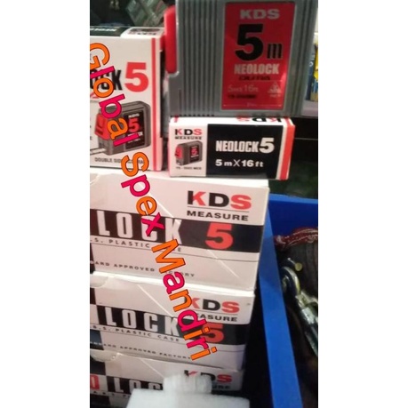 Jual KDS METERAN NEOLOCK 5 M / MEASURING TAPE 5 meter | Shopee Indonesia