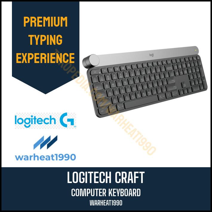 Jual Logitech Craft Wireless Keyboard Intelligent Control Original ...