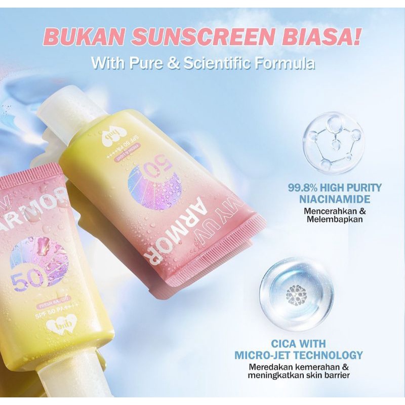 Jual BARENBLISS MY UV ARMOR BARENBLISS | SUNSCREEN BNB SPF50 PA++++ | Shopee Indonesia