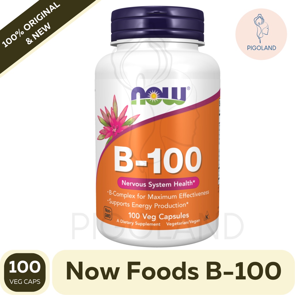 Jual Now Foods B100 B 100 Vitamin B Complex Nervous System Health 100 ...