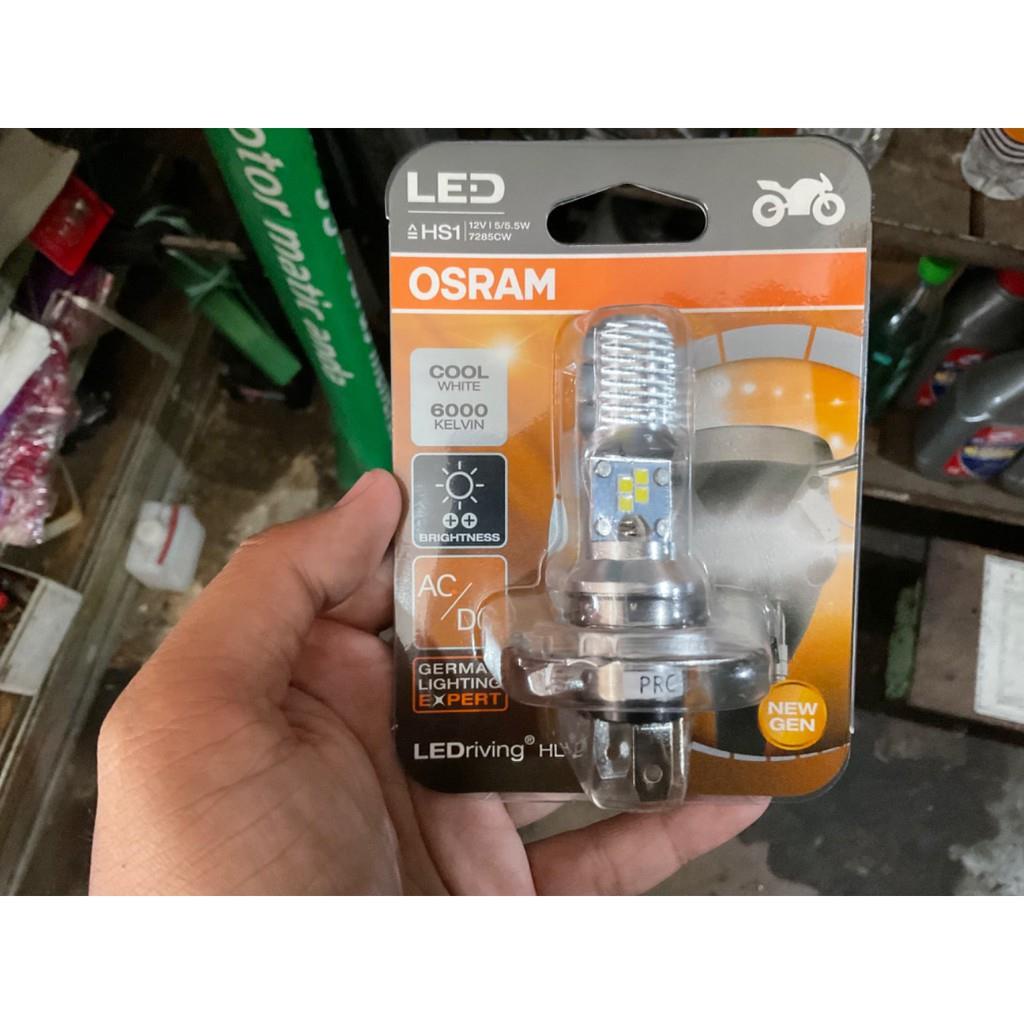 Jual LED HS1 H4 Bohlam Putih 7285CW Osram Vixion CbR Motor AC DC | Shopee Indonesia