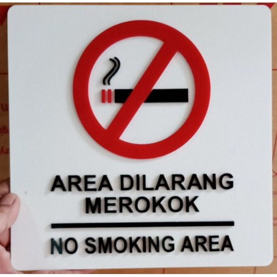Jual Area Dilarang Merokok Signage | Shopee Indonesia