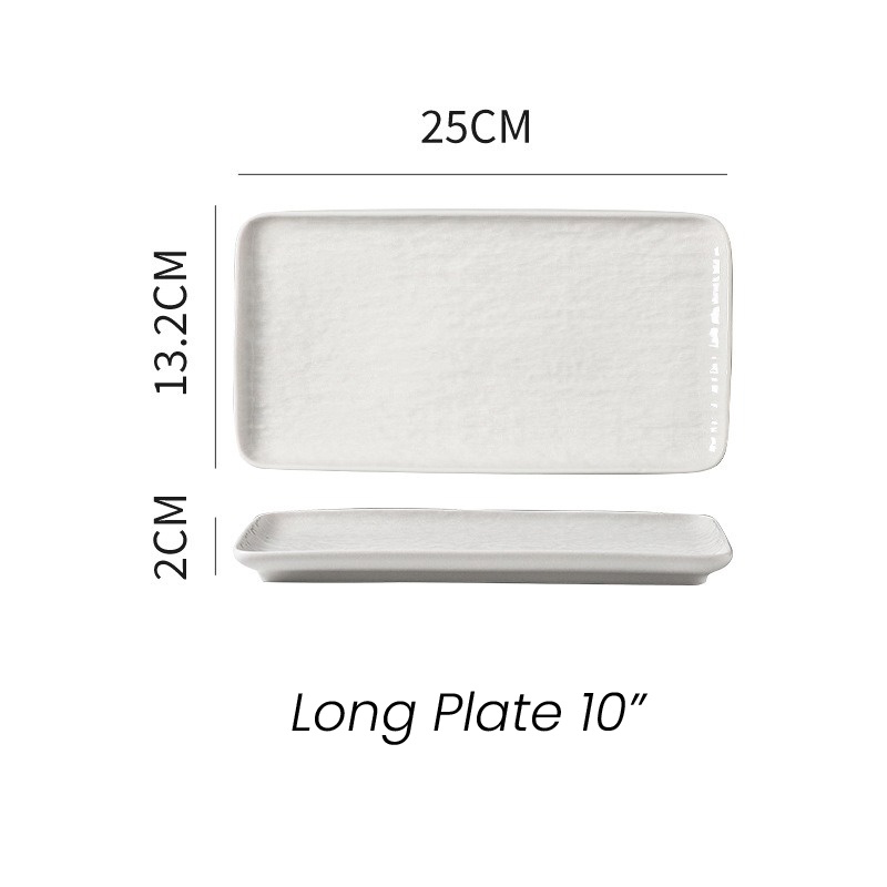 Jual Eva Dining Plate / Piring Mangkok Saji Makan Steak Pasta Keramik ...