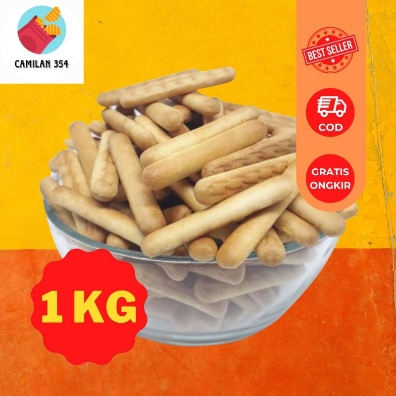 Jual [KILOAN] Biskuit Stik Aroma Durian - 1kg / Roti Stick Susu Manis ...