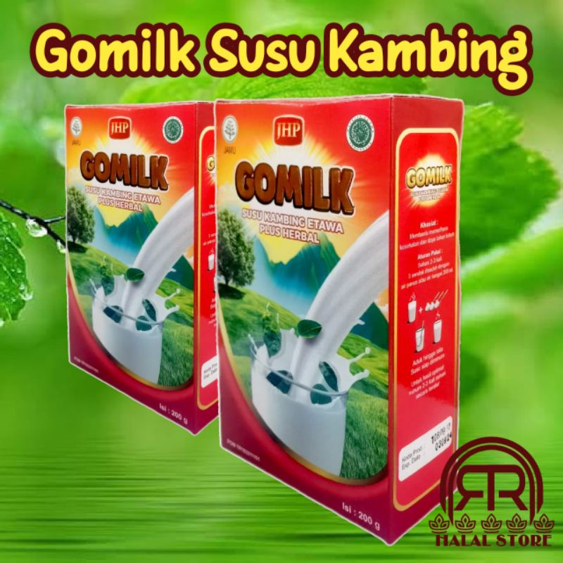 Jual GOMILK SUSU KAMBING PLUS HERBAL 200gr RASA COKLAT ORIGINAL ...