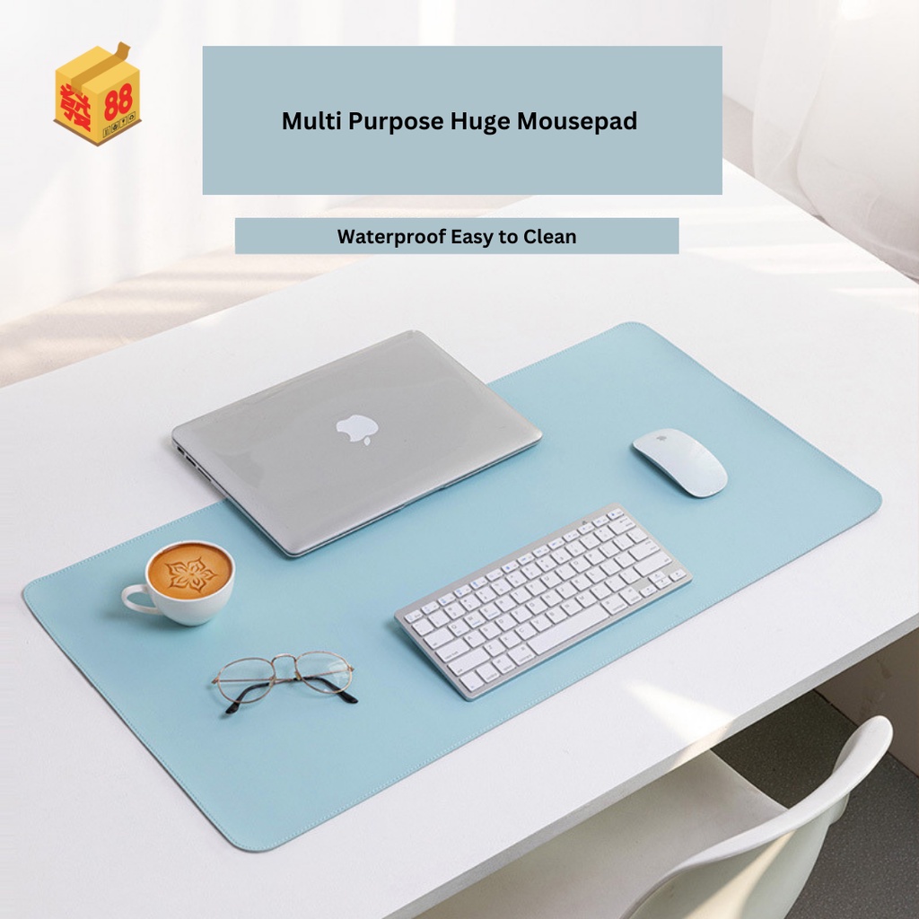 Jual Waterproof 2 Sided Mousepad / Alas Keyboard Mouse Komputer 2 Sisi ...