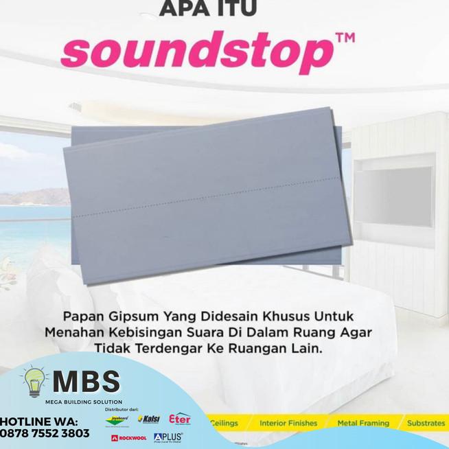 Jual Papan Gipsum KEDAP SUARA SOUNDSTOP 12 mm - Gypsum Jayaboard ...