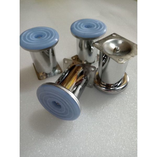 Jual kaki sofa stainless 8 cm / kaki krum/ kaki tabung untuk sofa ...
