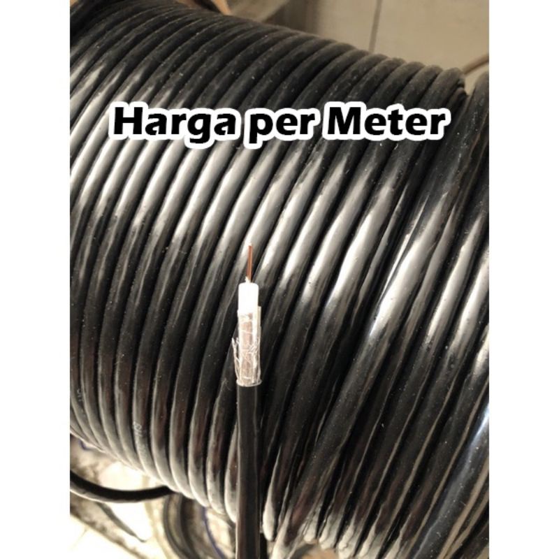 Jual Promo PER METER Kabel Antena TV RG6 Untuk TV Dan Parabola | Shopee Indonesia