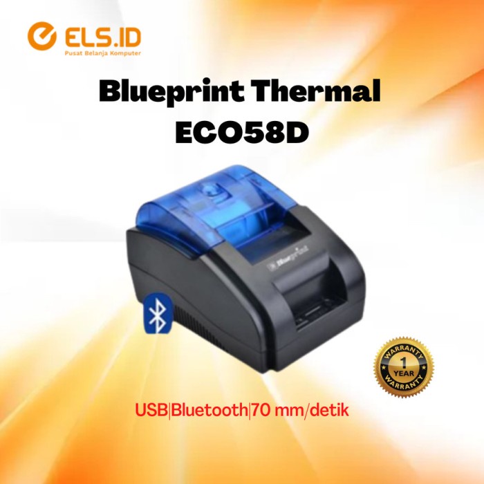 Jual Printer Thermal Bluetooth Blueprint ECO58D | Shopee Indonesia