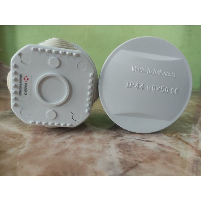 Jual MASKO Duradus Box Bentuk Bulat 80x50mm IP44 Junction Box Warna ...