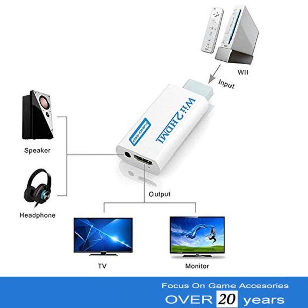 Jual Wii2HDMI Adaptor Converter Nintendo Wii To HDMI Resolusi HD 720 ...