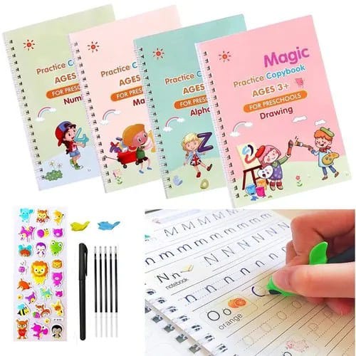 Jual Isi 4 buku + 1 pulpen + 5 refill - 4 Book/Set Calligraphy Copybook ...