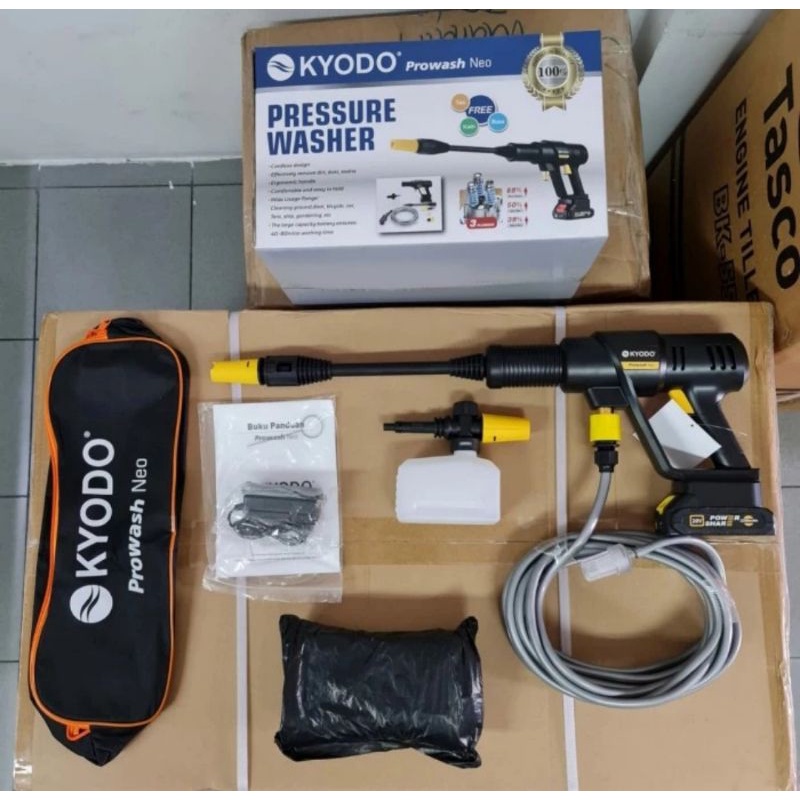 Jual Jet Cleaner Portable DC Kyodo Prowash Neo / Alat Cuci Ac Motor ...