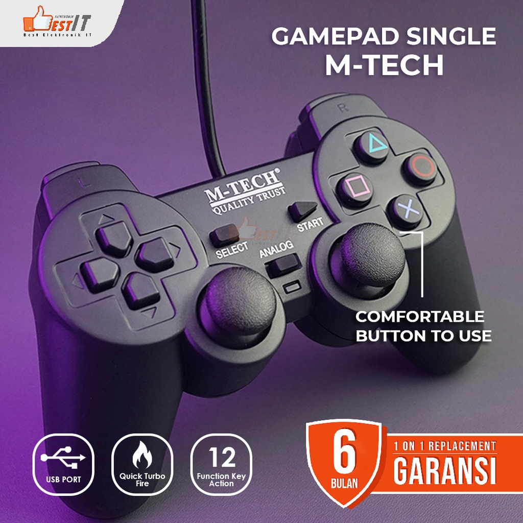 Jual Gamepad Controler USB PC Joystick M-tech | Shopee Indonesia