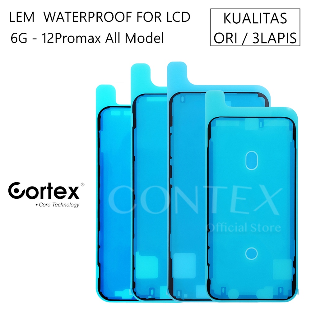 Jual CONTEX - STICKER LEM ADHESIVE WATERPROOF ANTI AIR FOR LCD IPHONE ...