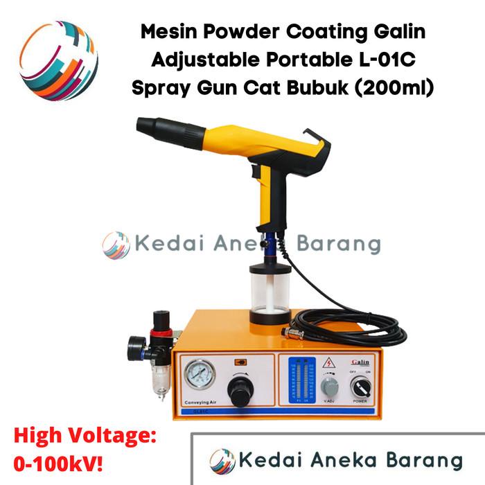 Jual Mesin Powder Coating Portable Spray Gun Machine Cat Bubuk Galin L ...