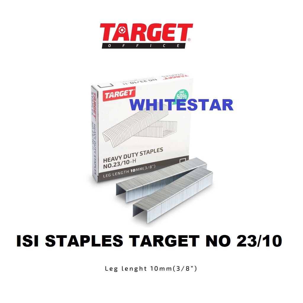 Jual isi staples / stapler target 23/10 atau 1210 | Shopee Indonesia
