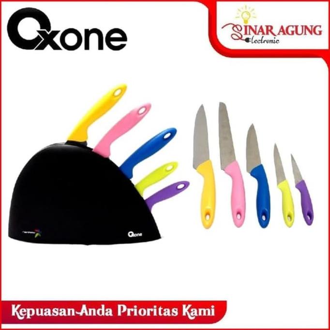 Jual PISAU SET / KNIFE SET OXONE STAINLESS STEEL OX 606 / OX606 / OX-606 | Shopee Indonesia
