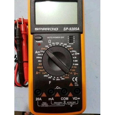 Jual SPARDIO DT9205A Avo Avometer Multimeter Multitester Digital DT ...