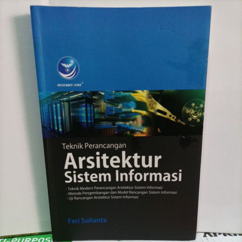 Jual Buku Teknik Perancangan Arsitektur Sistem Informasi oleh Feri Sulianta | Shopee Indonesia