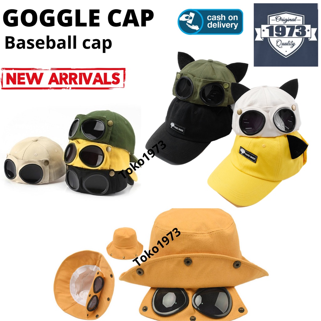 Jual Baseball cap : GOGGLE CAP - Topi baseball topi pria topi wanita ...
