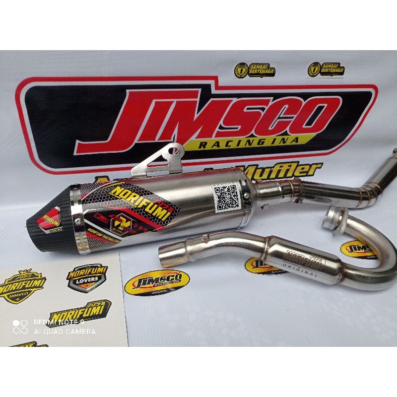 Jual Knalpot Racing Norifumi Carbon KLX D-TRACKER 150 CRF 150L Wr 155 ...