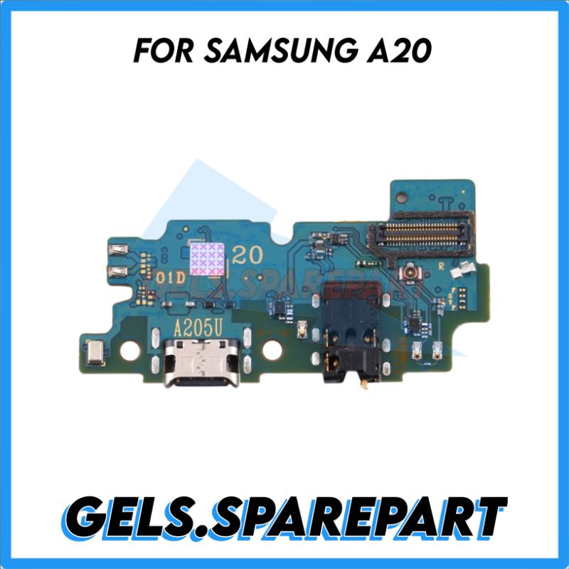 Jual Flexible Board Connector Charger Papan Cas PCB Headset Hansfree Samsung Galaxy A20 / A205F ...