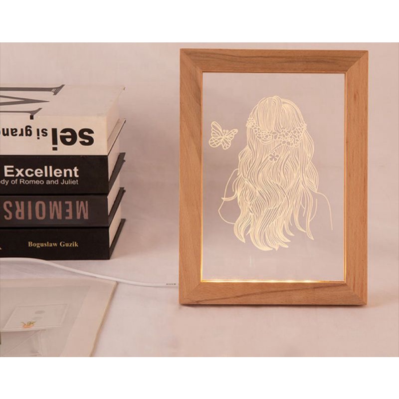 Jual A4 Led Frame / Bingkai Led Acrylic DIY / Lampu Hias Acrylic ...