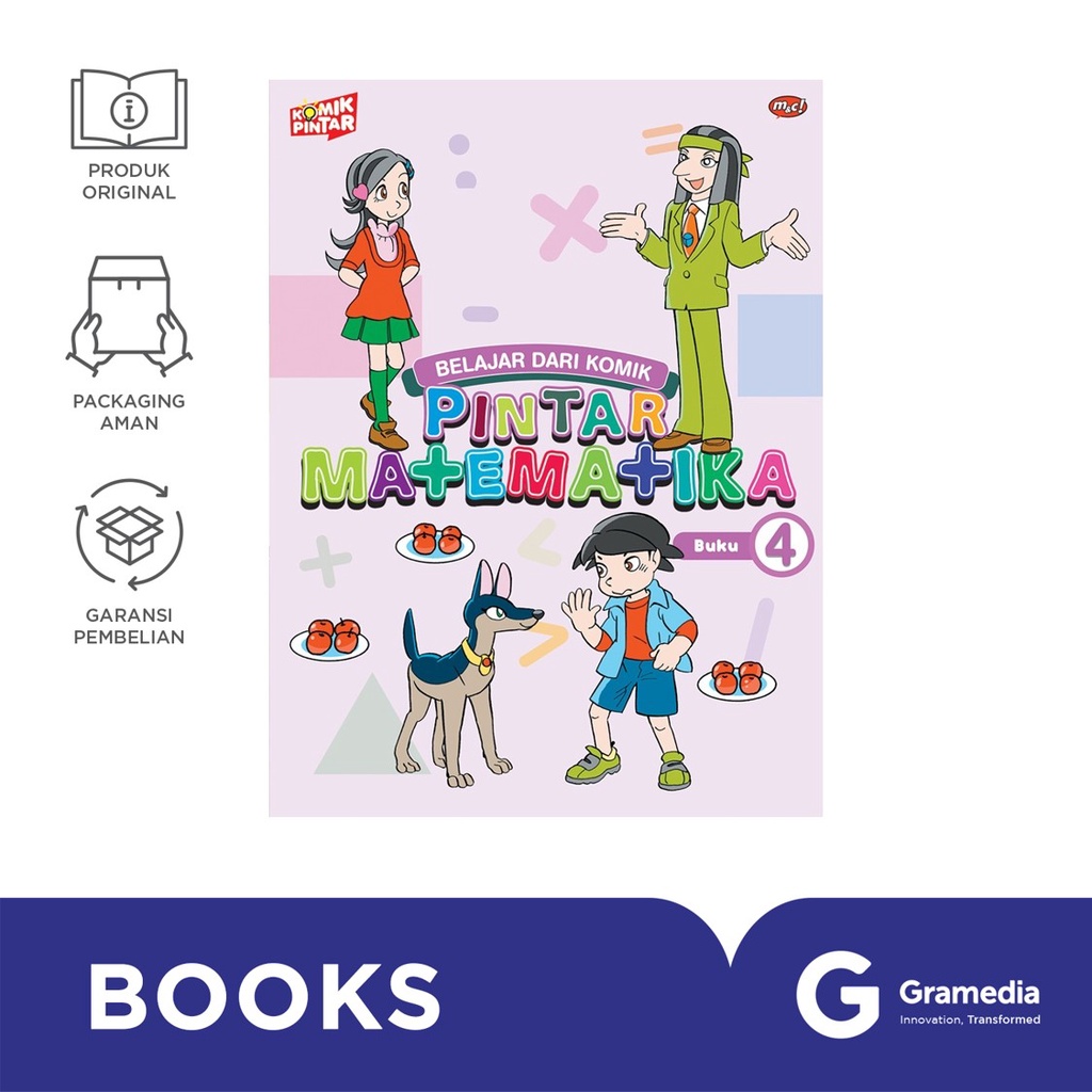 Jual Belajar dari Komik - Pintar Matematika Buku 4 (Gakken) | Shopee Indonesia