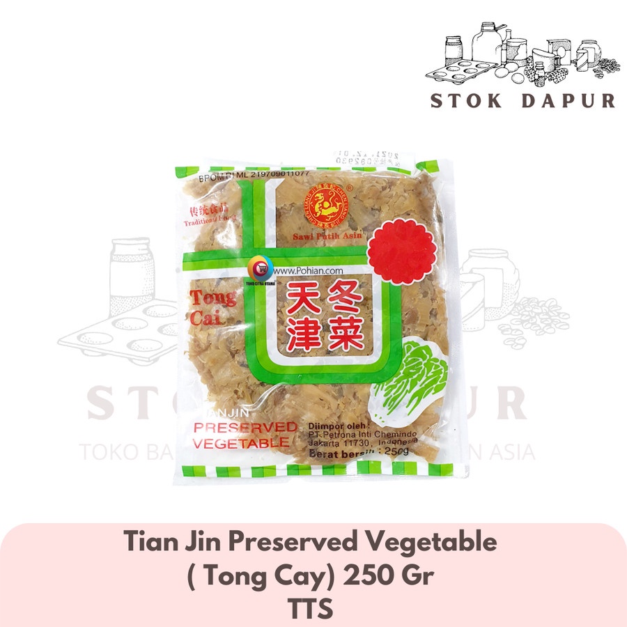 Jual TTS Tian Jin Preserved Vegetable /Sayur Asin Sawi Putih /Tong Cai ...