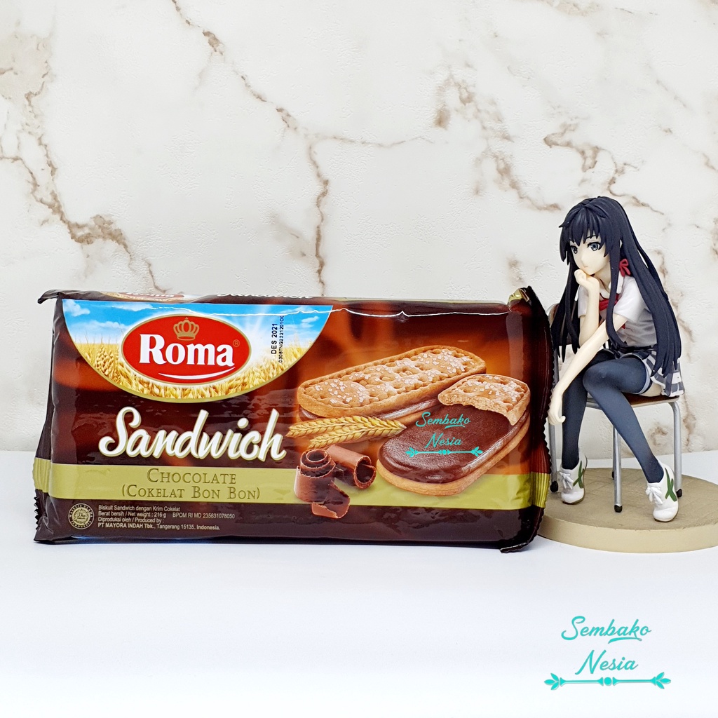 Jual Roma Sandwich rasa Coklat dan kacang | Shopee Indonesia