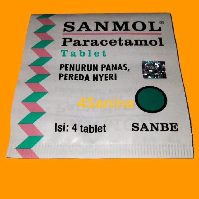 Jual Sanmol paracetamol 1 strip isi 4 tablet / sanmol tablet. | Shopee ...