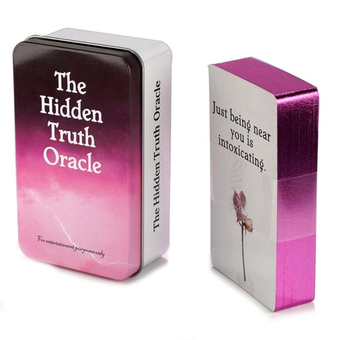 Jual Tarot The Hidden Truth Oracle Dengan Kotak Kaleng Pinggiran Pink ...