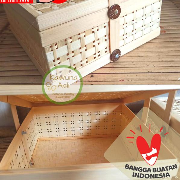 Jual Keranjang Rantang Hampers Anyaman Bambu Kotak Hantaran Pernikahan - Mata Itik | Shopee ...