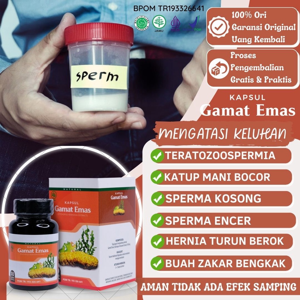Jual Obat Teratozoospermia Penambah Sperma Laki Laki Sperma Kosong ...