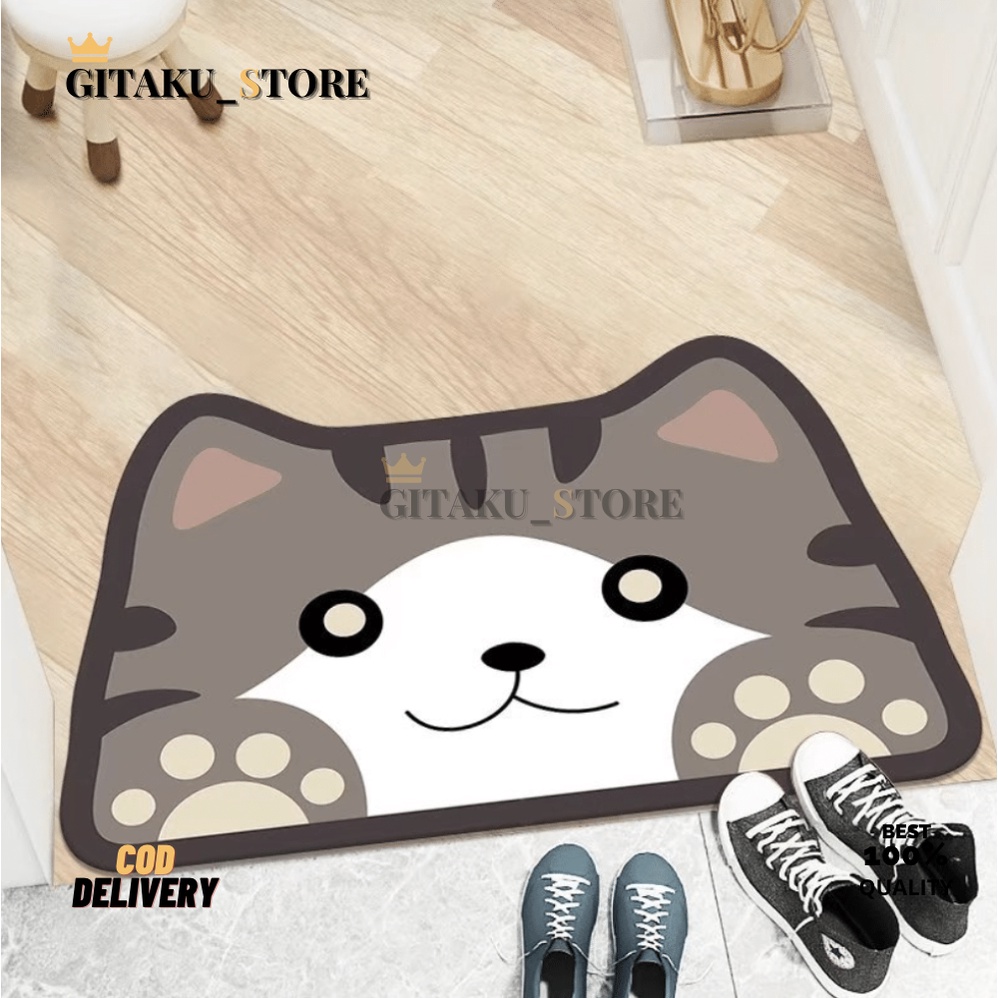 Jual Keset Kamar Mandi Motif Lucu/ Keset Kaki Menyerap Air Anti Slip ...