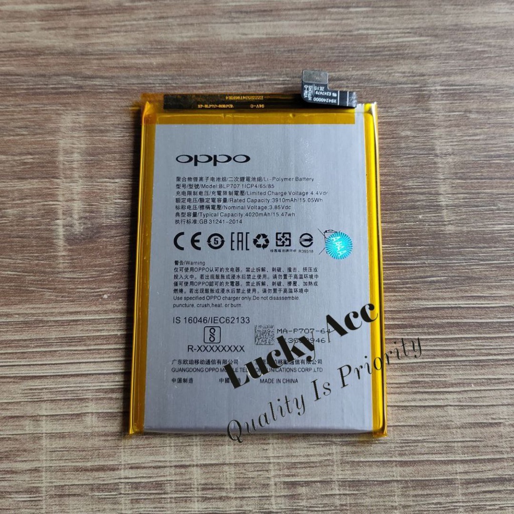Jual Batre Baterai Hp Oppo F11 CPH1913 CPH1911 Kode Model BLP707 BLP ...