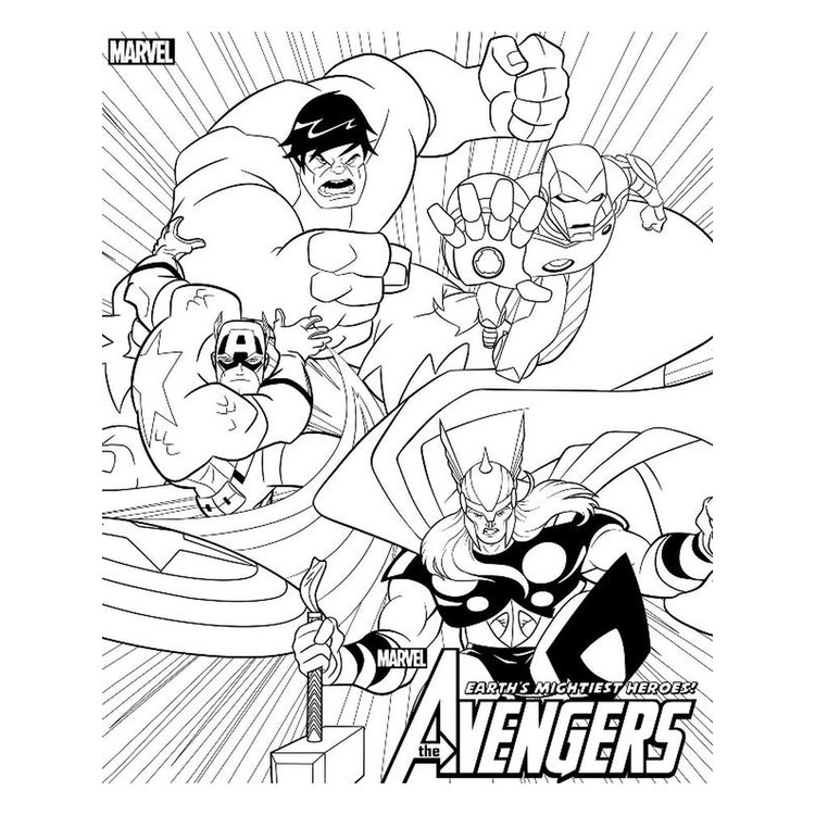 Jual Gambar Sketsa Mewarnai / Avenger / Part 1 / Gambar Sketsa / Gambar ...