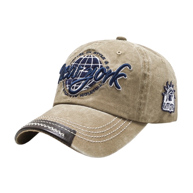 Jual NEW YORK CAP - Vintage New York Baseball Cap Retro Colorful Cotton ...