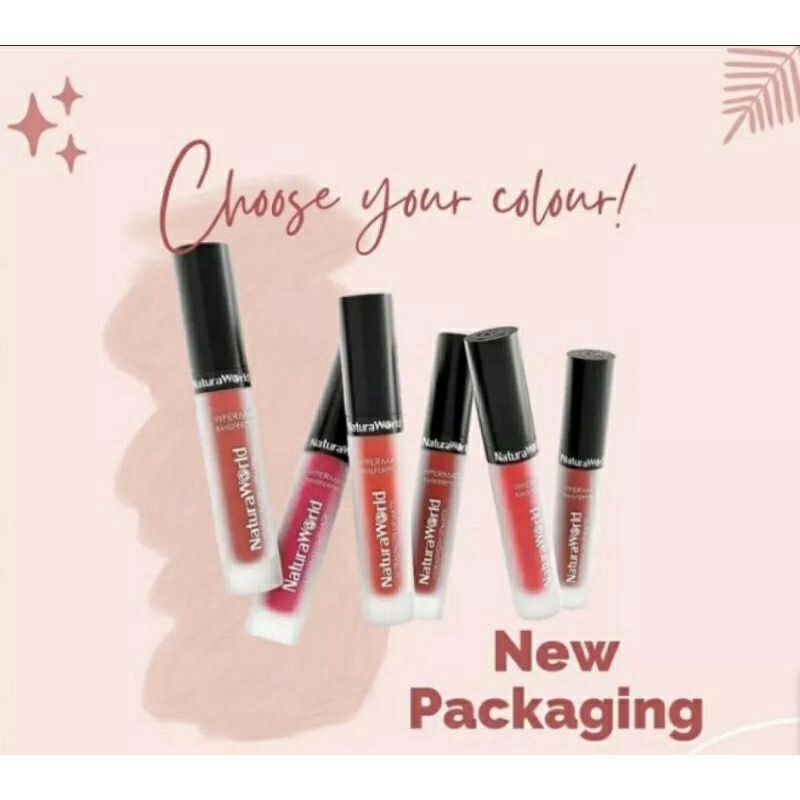 Jual lipmate naturaworld (1 paket isi 6 warna lengkap) free id member ...