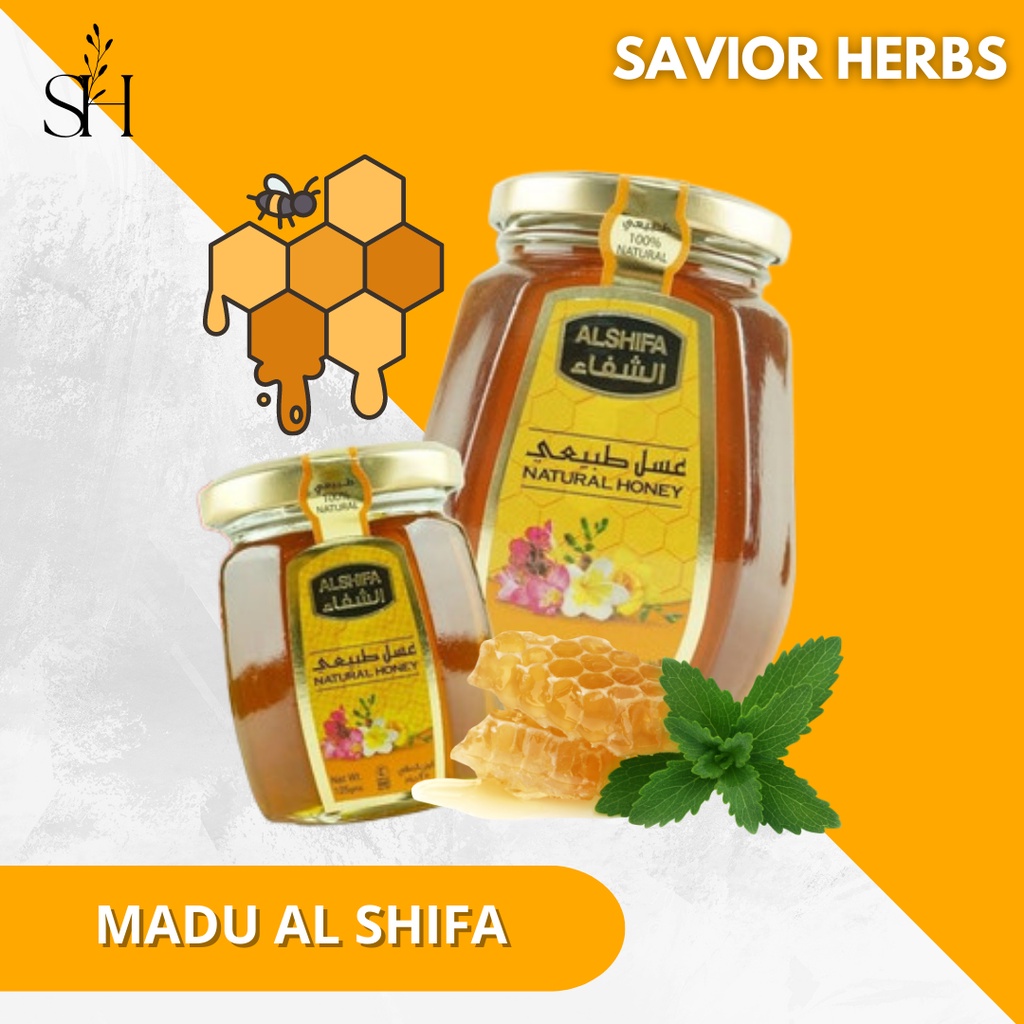 Jual Madu Al Shifa 500gr Free 125gr Natural Honey Asli Arab Saudi ...