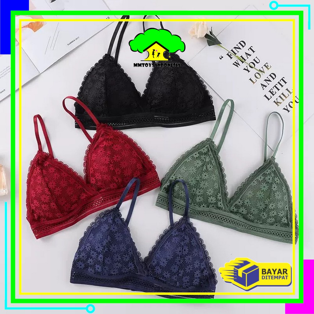 Jual MI-P69 P70 Pakaian Dalam Wanita Bra Cup Segitiga Tanpa Kawat / BH ...