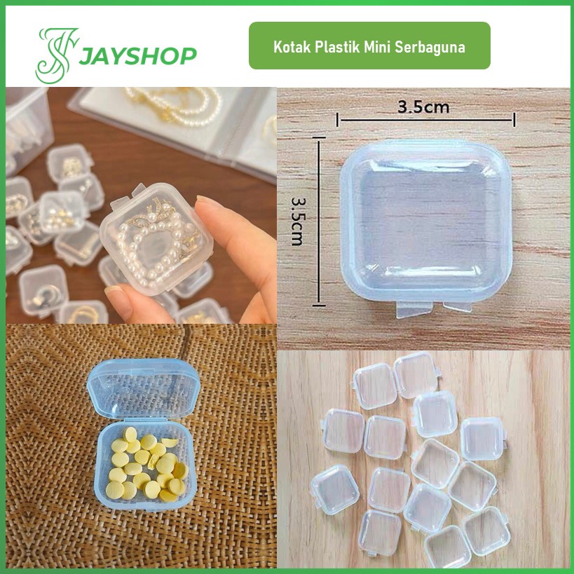 Jual Kotak Mini Plastik Tempat Perhiasan Memori Kotak Kecil Serbaguna ...