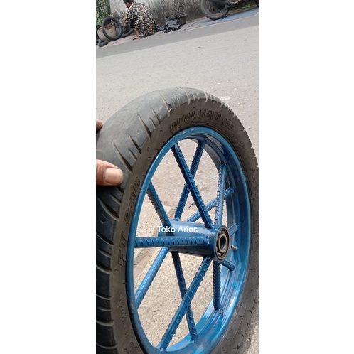 Jual Roda Gerobak Mio Jari 6 bos Besar ring 14 (1 pcs roda) | Shopee ...