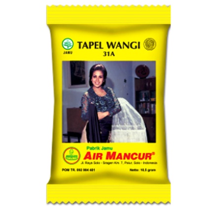 Jual Tapel wangi JAMU HERBAL Air Mancur 1 Renceng isi 10 sachet ...
