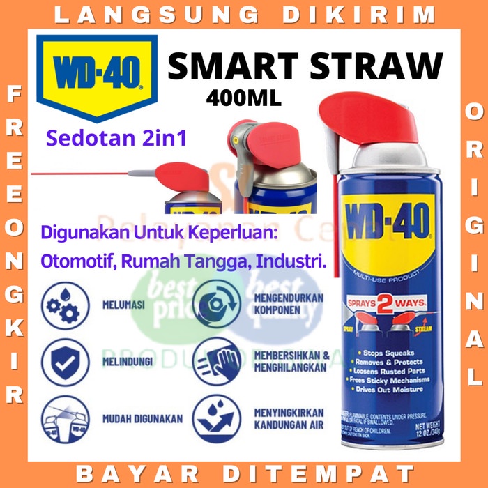 Jual Pelumas Anti Karat WD 40 Multi Use Product Beragam Kegunaan Bermanfaat | Shopee Indonesia