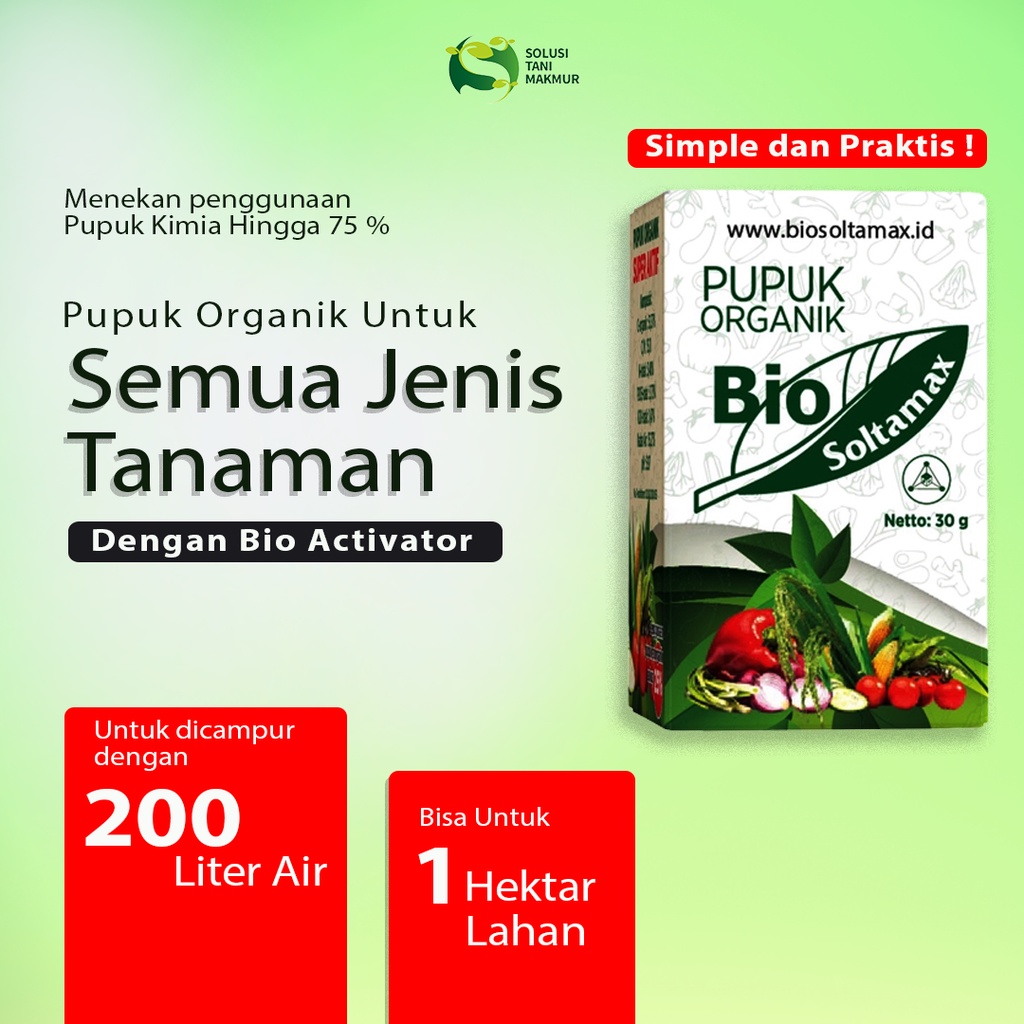 Jual Solusitanijaya - Bio Soltamax Pupuk Organik, Pupuk Tanaman dan ...