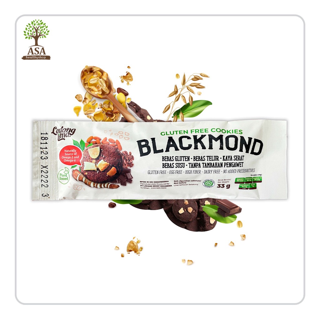 Jual Ladang Lima Blackmond Cookies Sachet 33gr | Shopee Indonesia